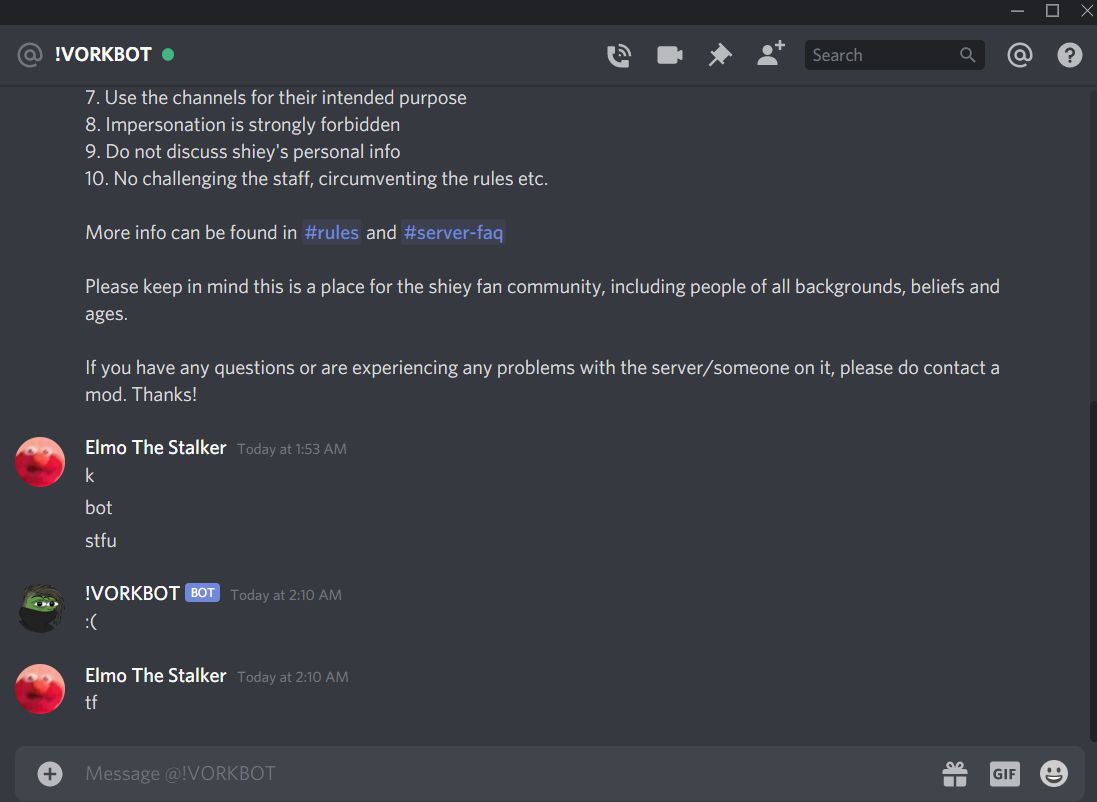 Bots have feelings too | Scrolller