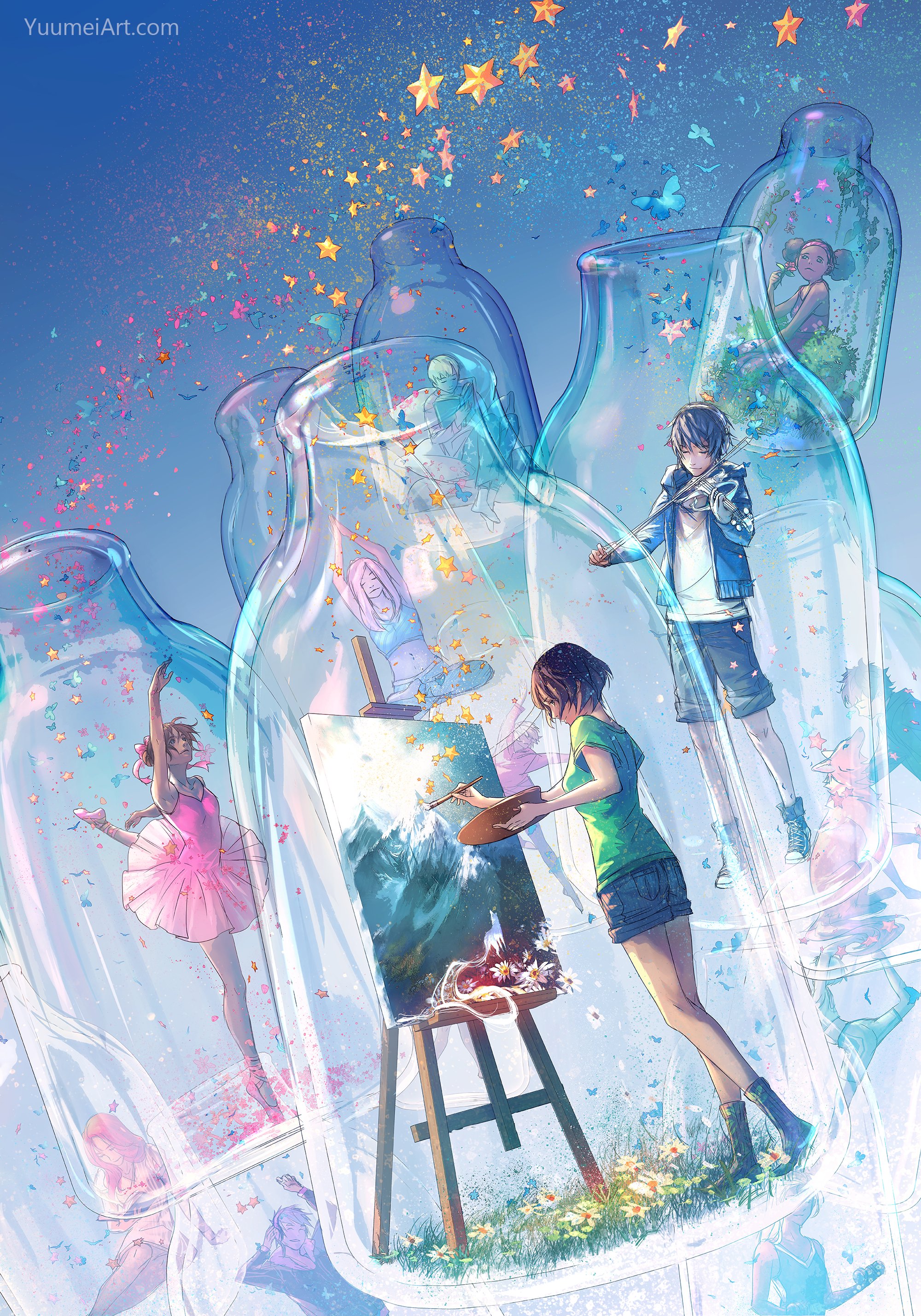 Bottled artists [Original] | Scrolller