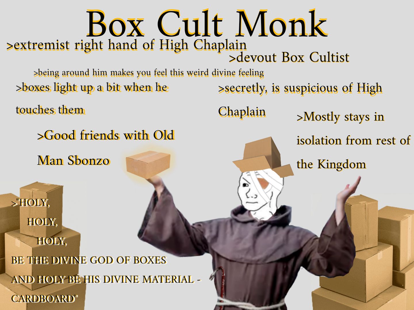 Box Cult Monk | Scrolller