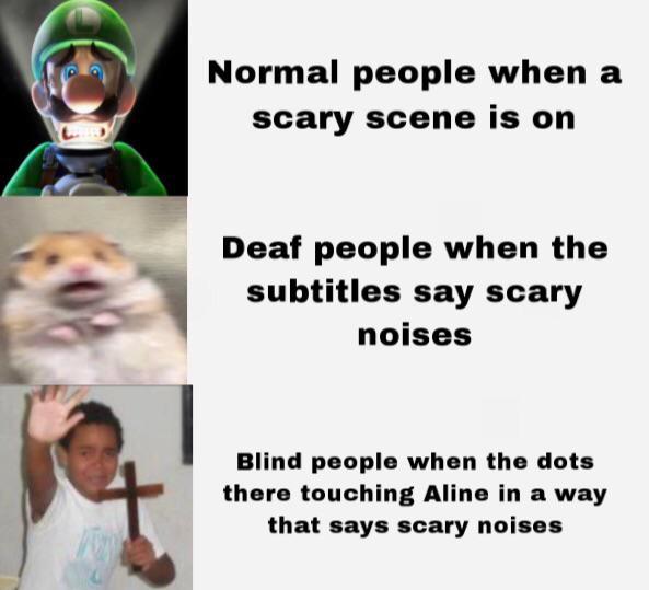 Braille is real top tier in the horror department | Scrolller