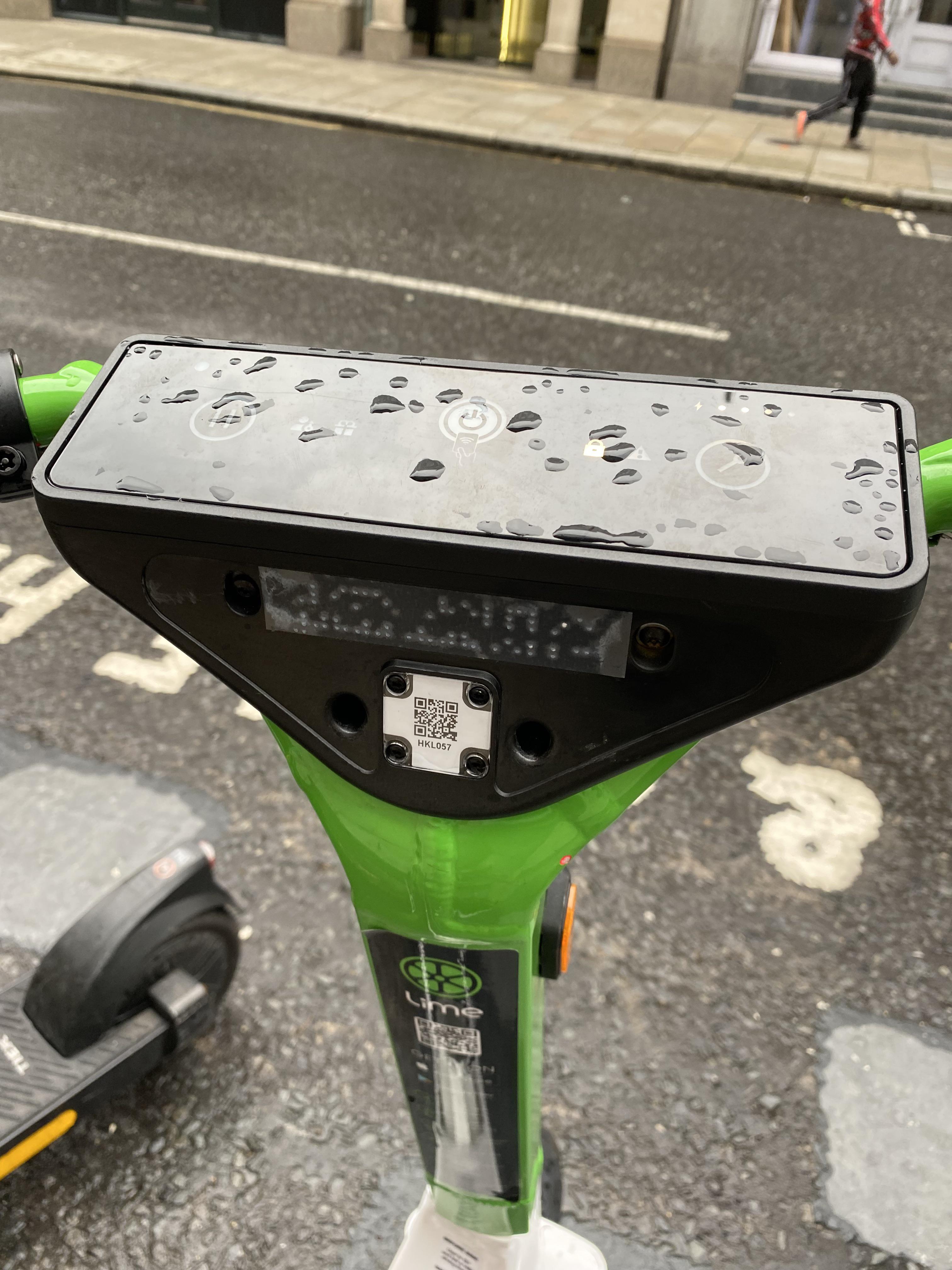 Braille on a scooter... | Scrolller