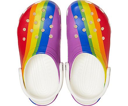 Brand new Rainbow Crocs: Too bright or just right? | Scrolller