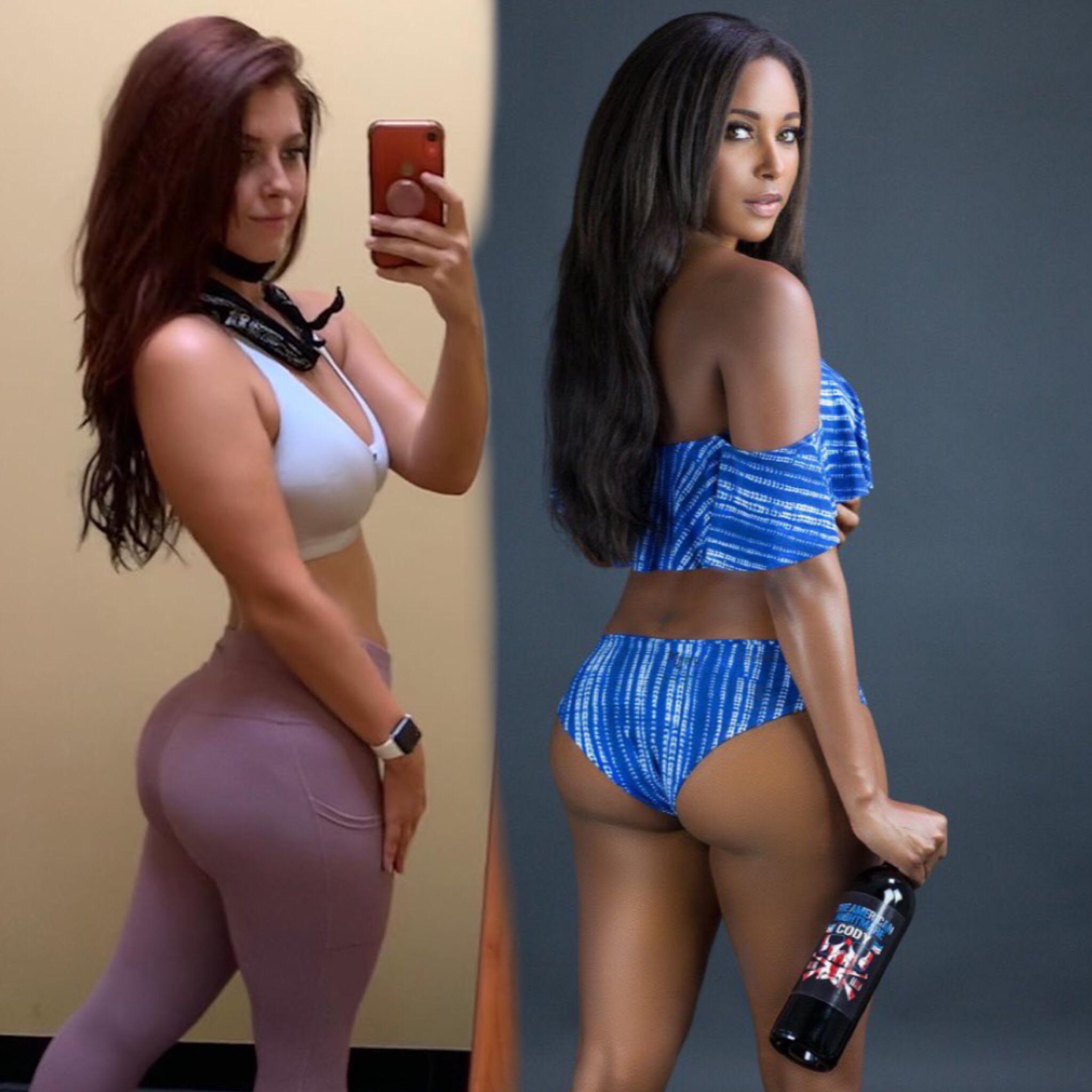 Brandi vs. Brandi — Which cheeks you clapping? | Scrolller