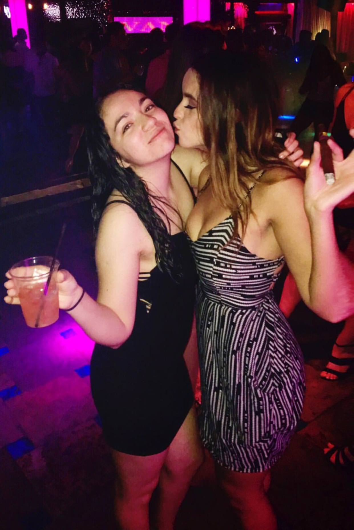 Brazilian-American girl slip at the club | Scrolller