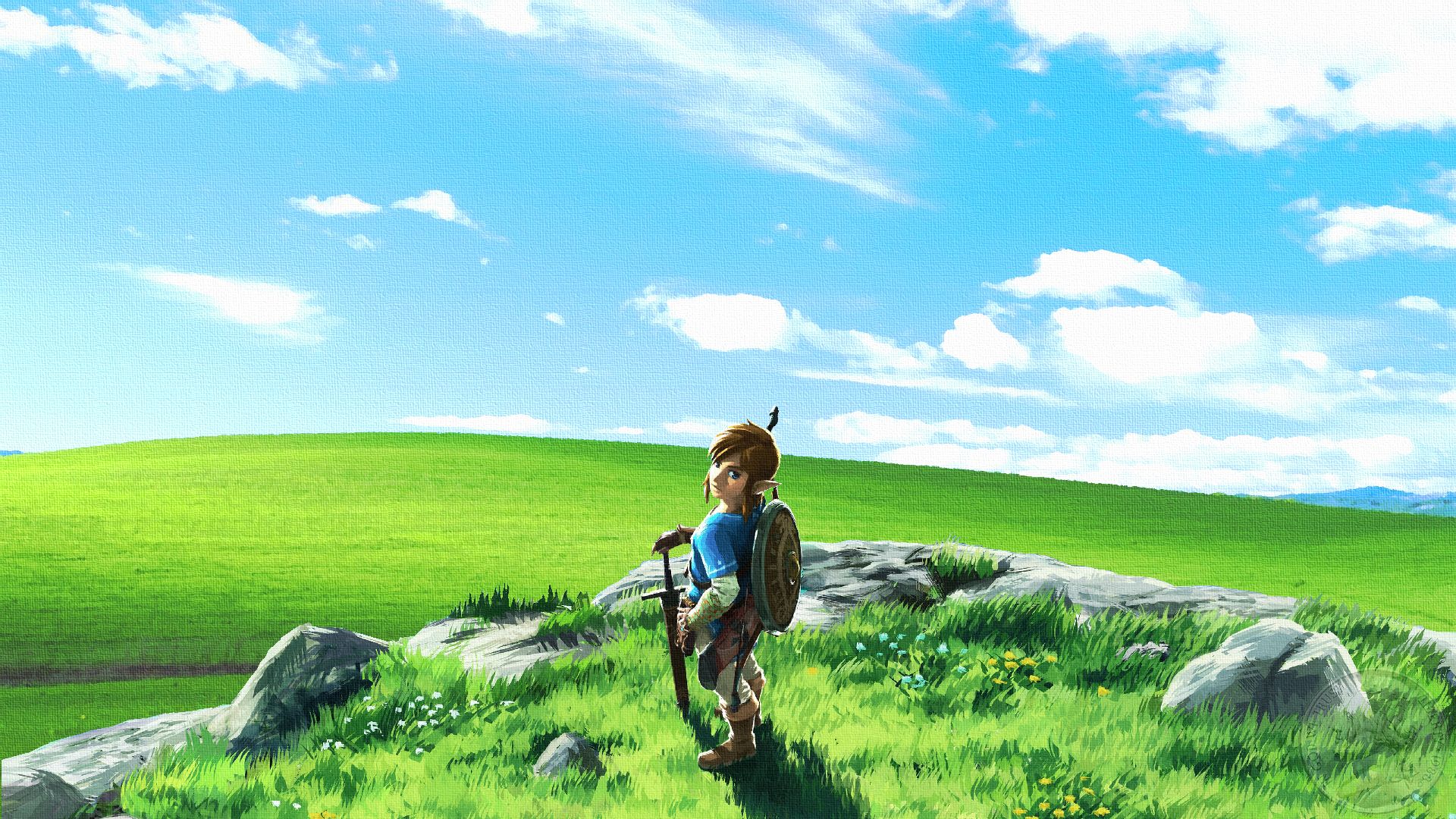 Breath of The Wild Windows XP Wallpaper | Scrolller