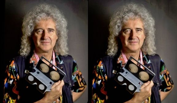 Brian May: Rock legend. Astrophysicist. Stereoscopy fan. | Scrolller