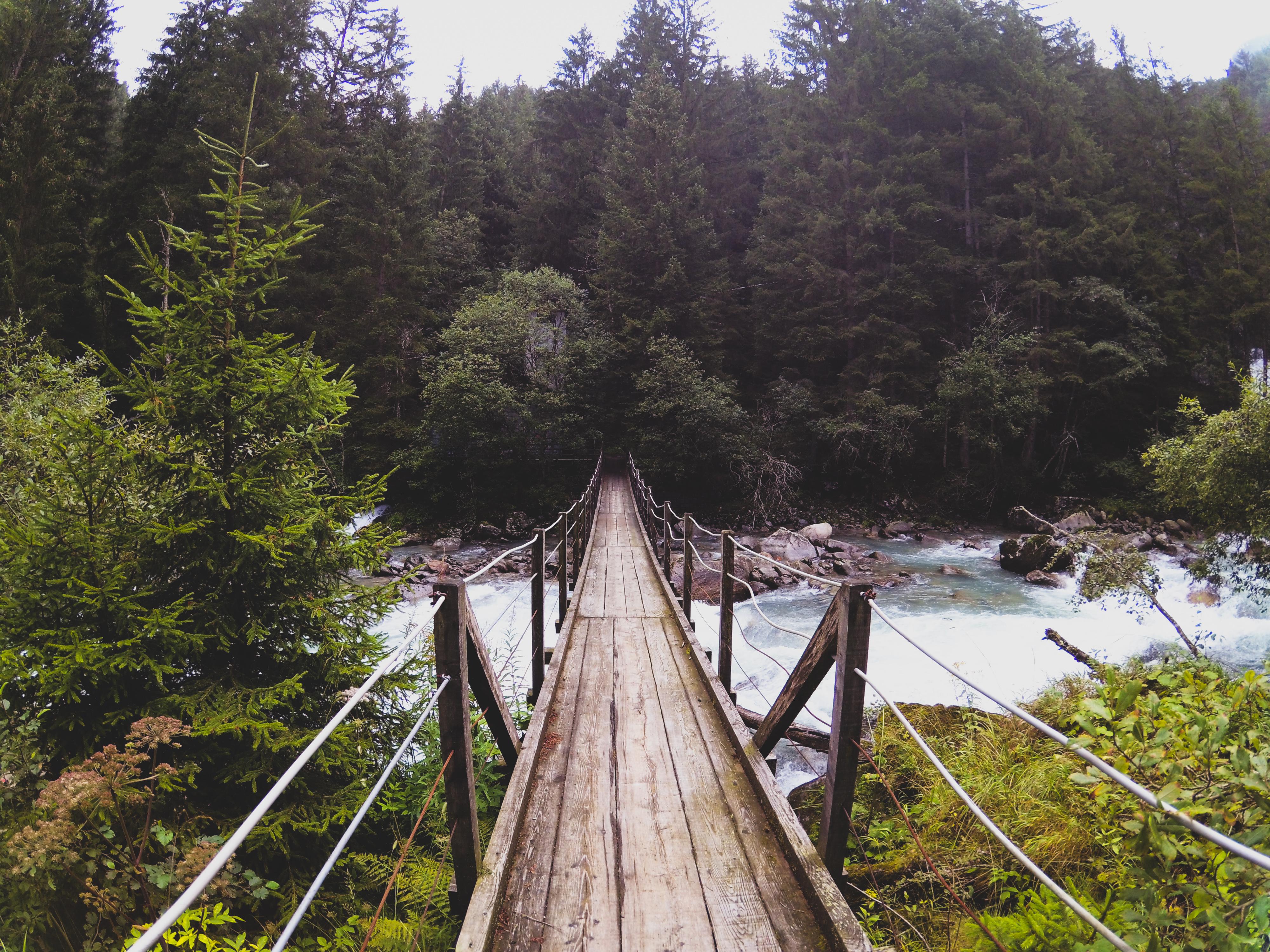 Bridge at Riva Waterfalls, Italy | Scrolller