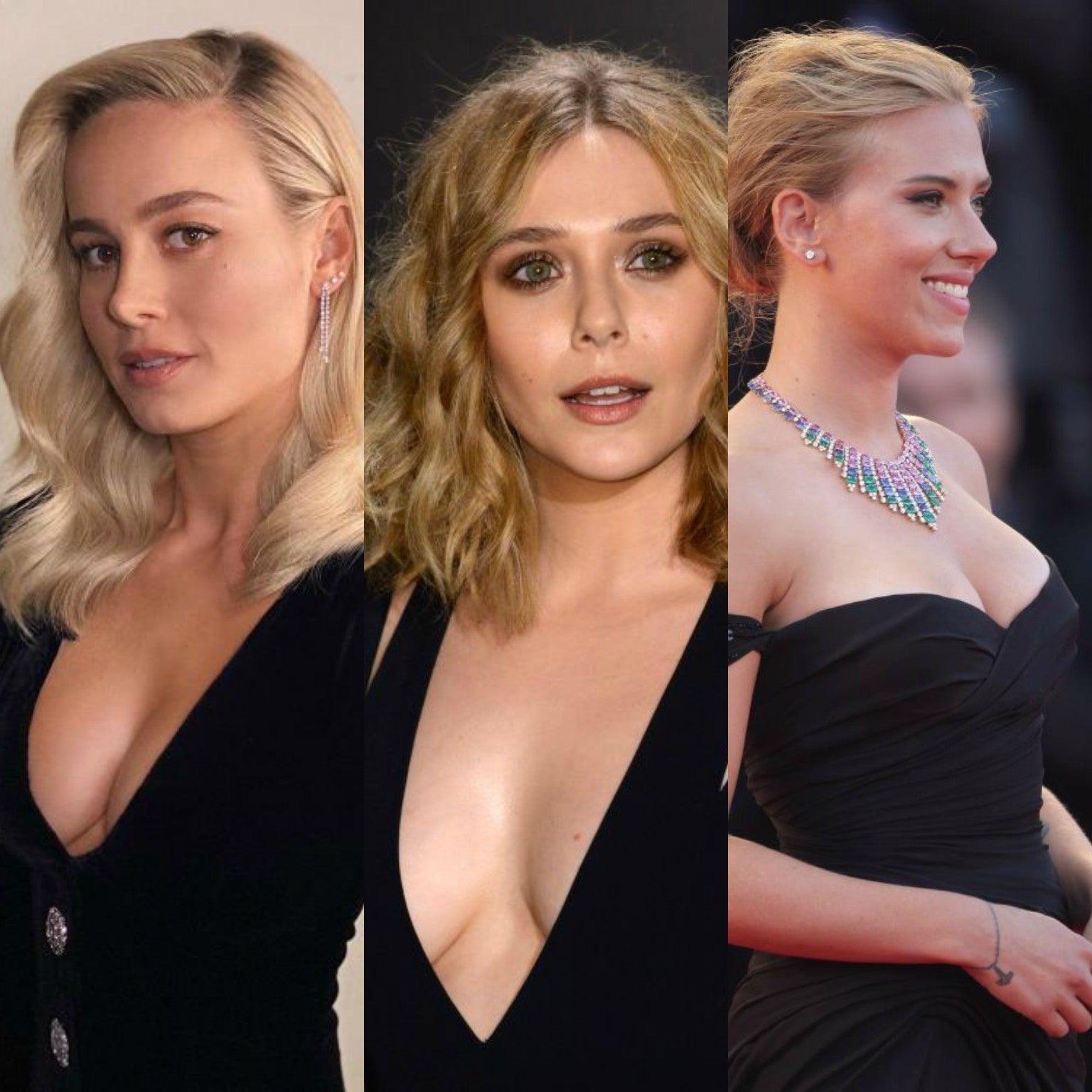 Brie Larson, Elizabeth Olsen and Scarlett Johansson has the real six infinity stones Thanos ...