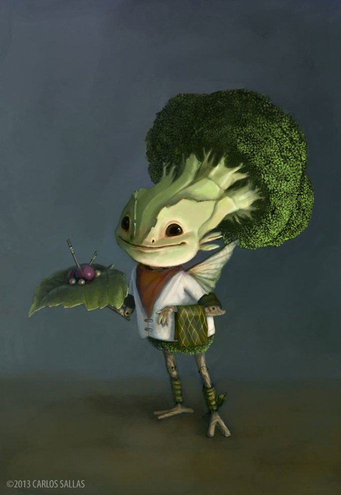 Broccoli Fairy by Carlos Sallas | Scrolller