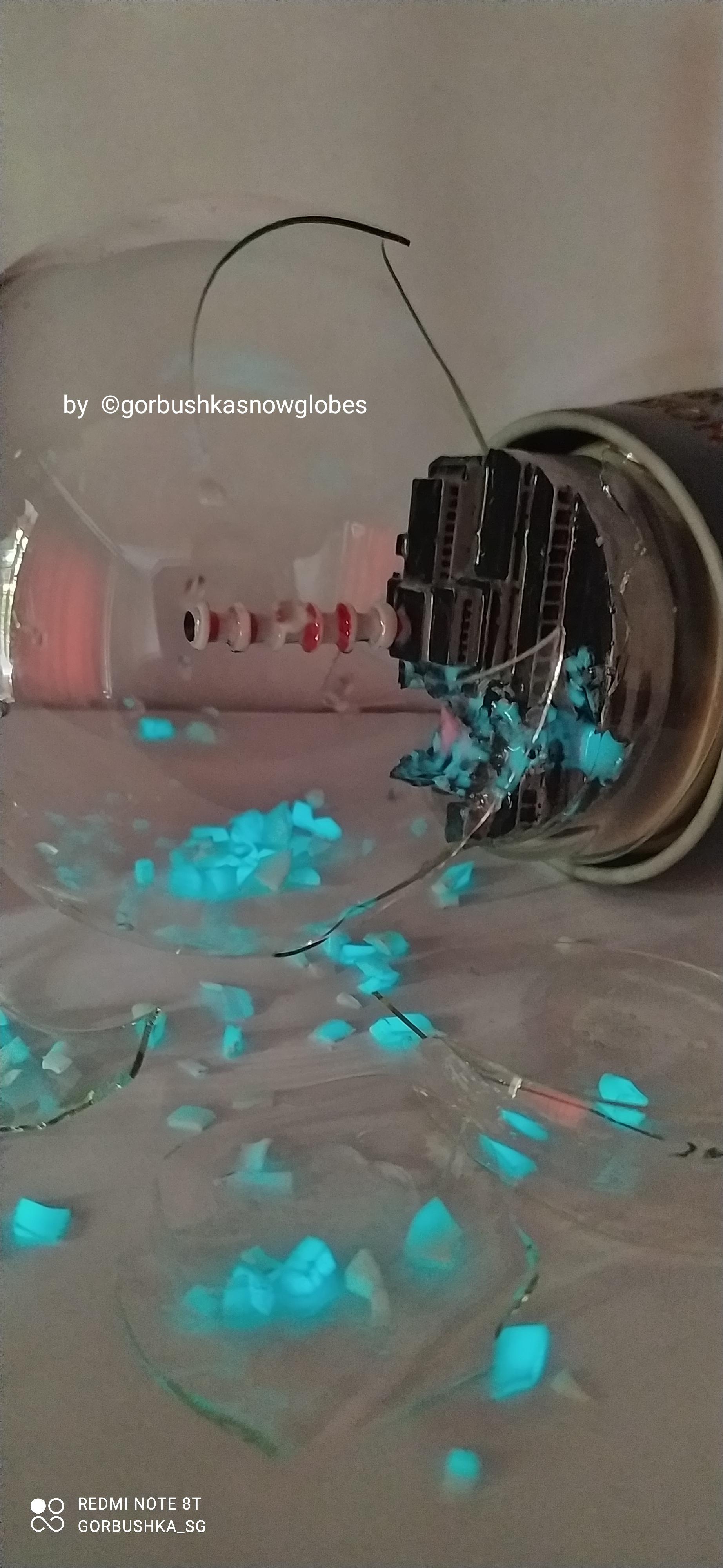 Broken Chernobyl snow globe | Scrolller