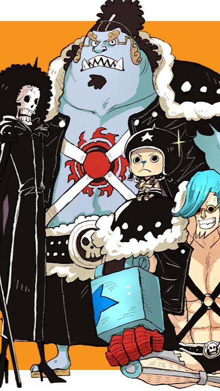 Brook, Jinbe, Chopper and Cutty Flam. | Scrolller
