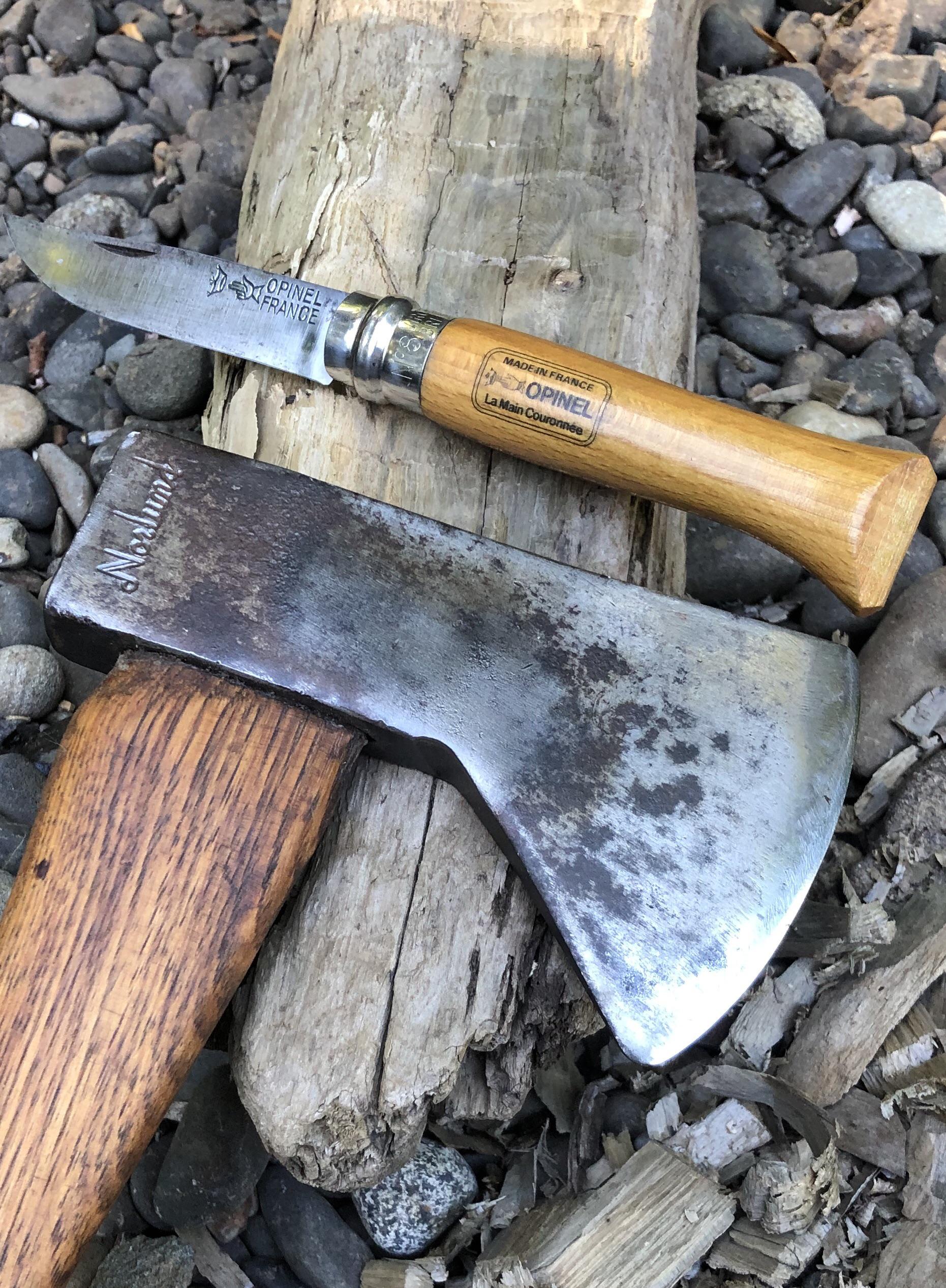 Brought the kiddo out the the woods/river to play today. Asked him to pick out the tools for the ...