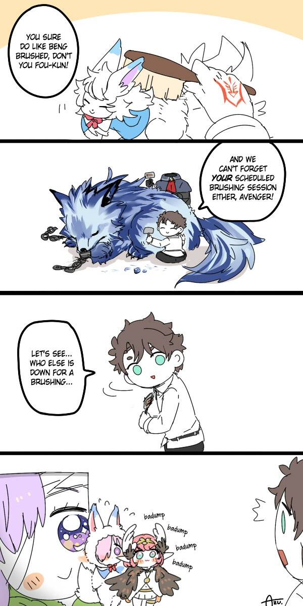Brush the Fluff (Translated) [Azuko] | Scrolller