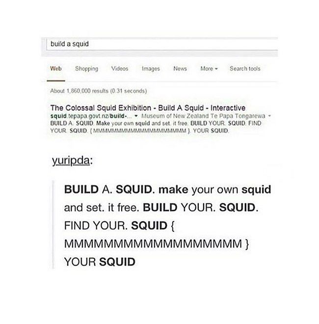 Build a squid | Scrolller