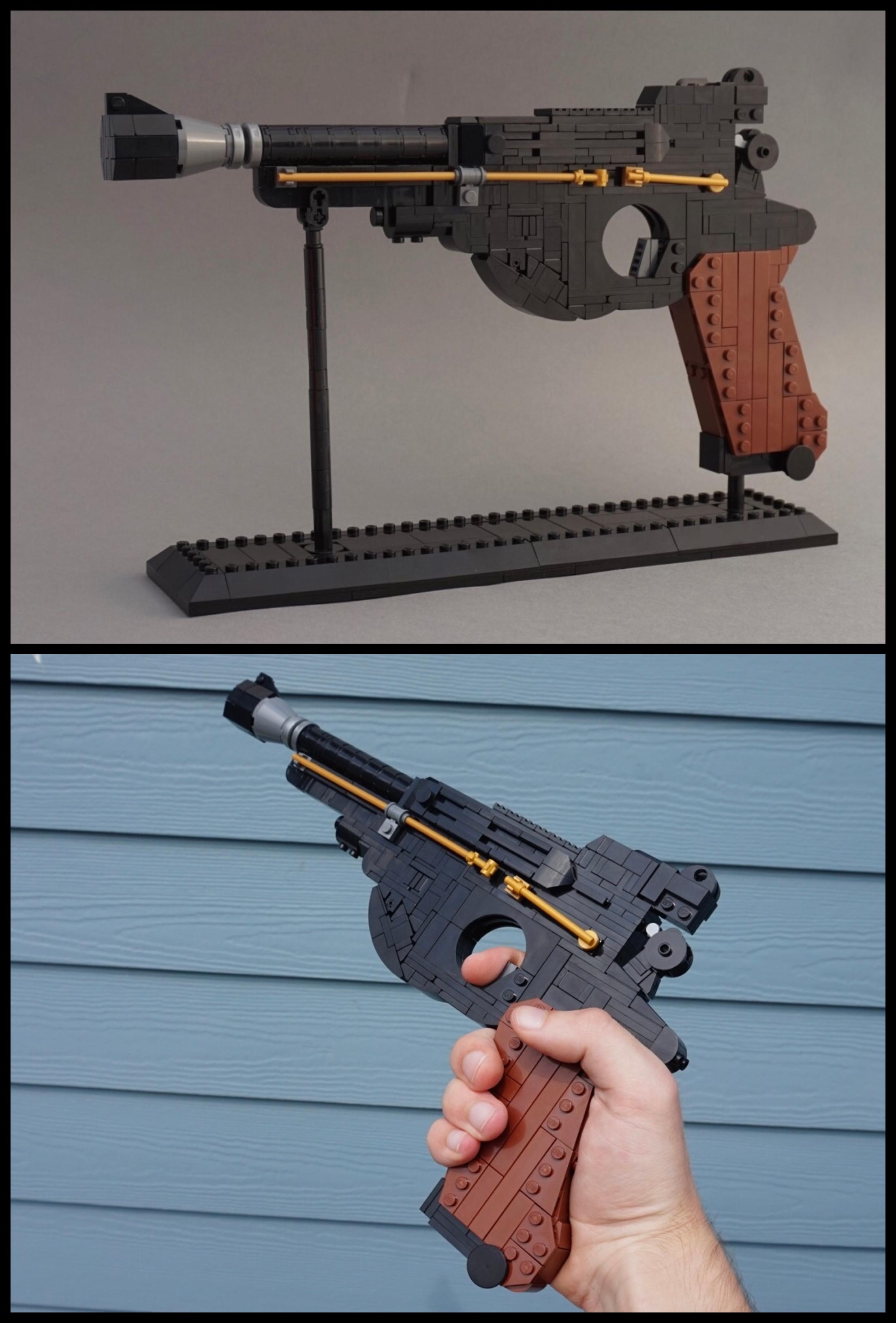 First time building at 1:1 scale, the Mando blaster pistol | Scrolller