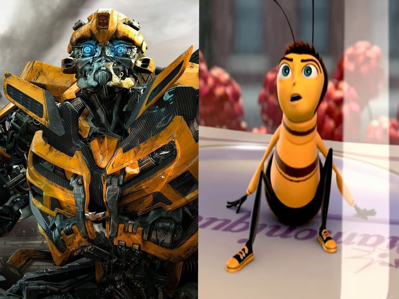 Bumblebee's main purpose in Transformers (2007) was to promote the then upcoming film Bee Movie ...