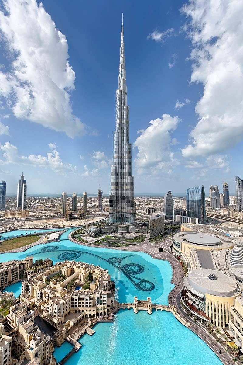 Burj Khalifa - Standing at 828 meters(2,717 ft) tall the Burj Khalifa is the tallest building in ...
