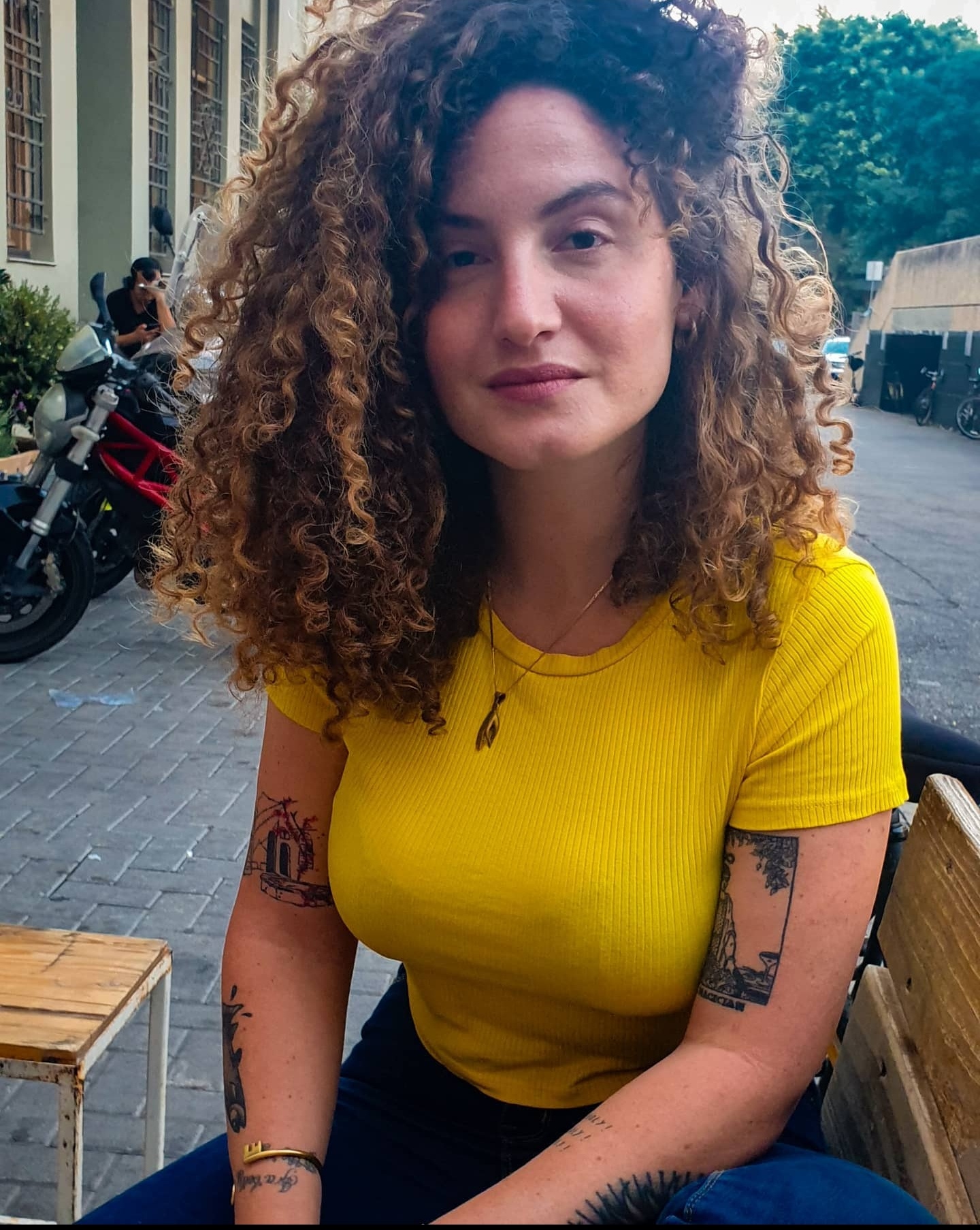 Busty in yellow. IG on comments. | Scrolller