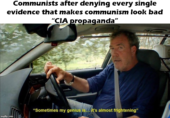 "But its just CIA propaganda!" Outstanding move. | Scrolller