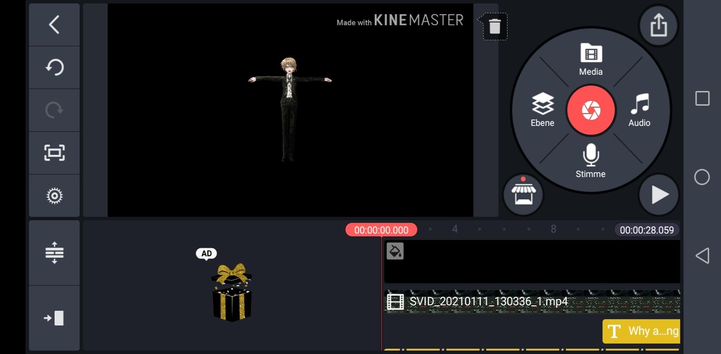 Byakuya T-posing Angrily at me in Kinemaster | Scrolller