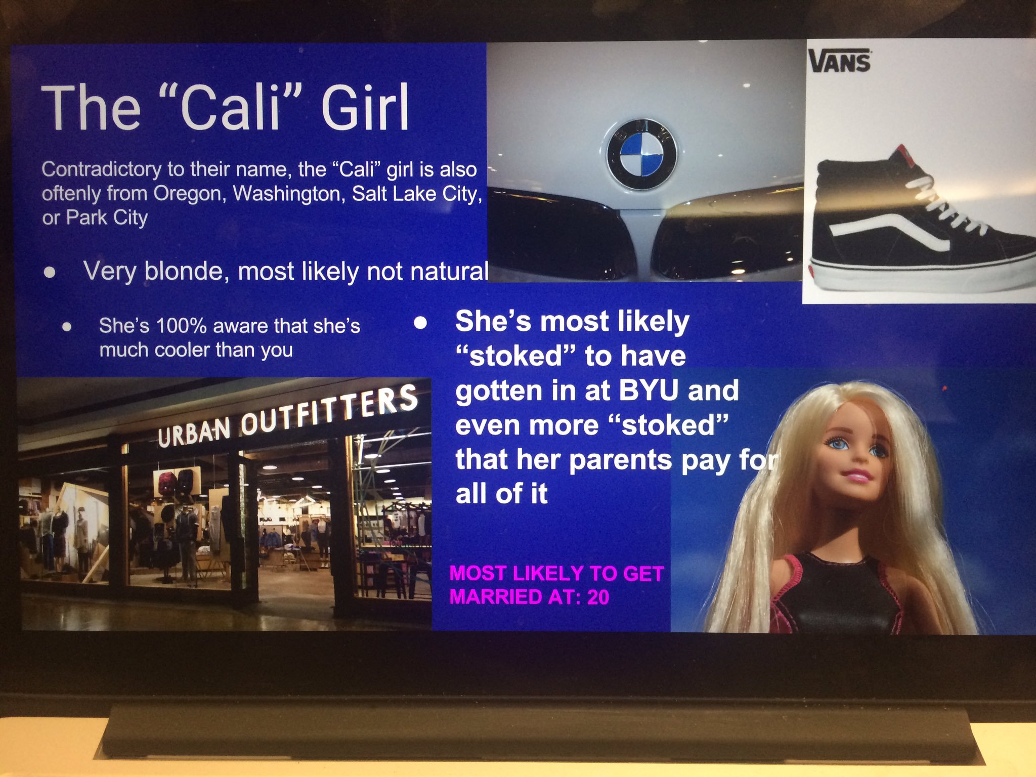 BYU Stereotypes 2 - The "Cali" Girl | Scrolller