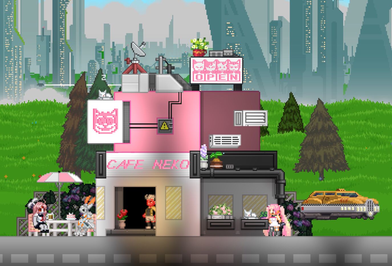 Cafe neko! a cat cafe :> | Scrolller