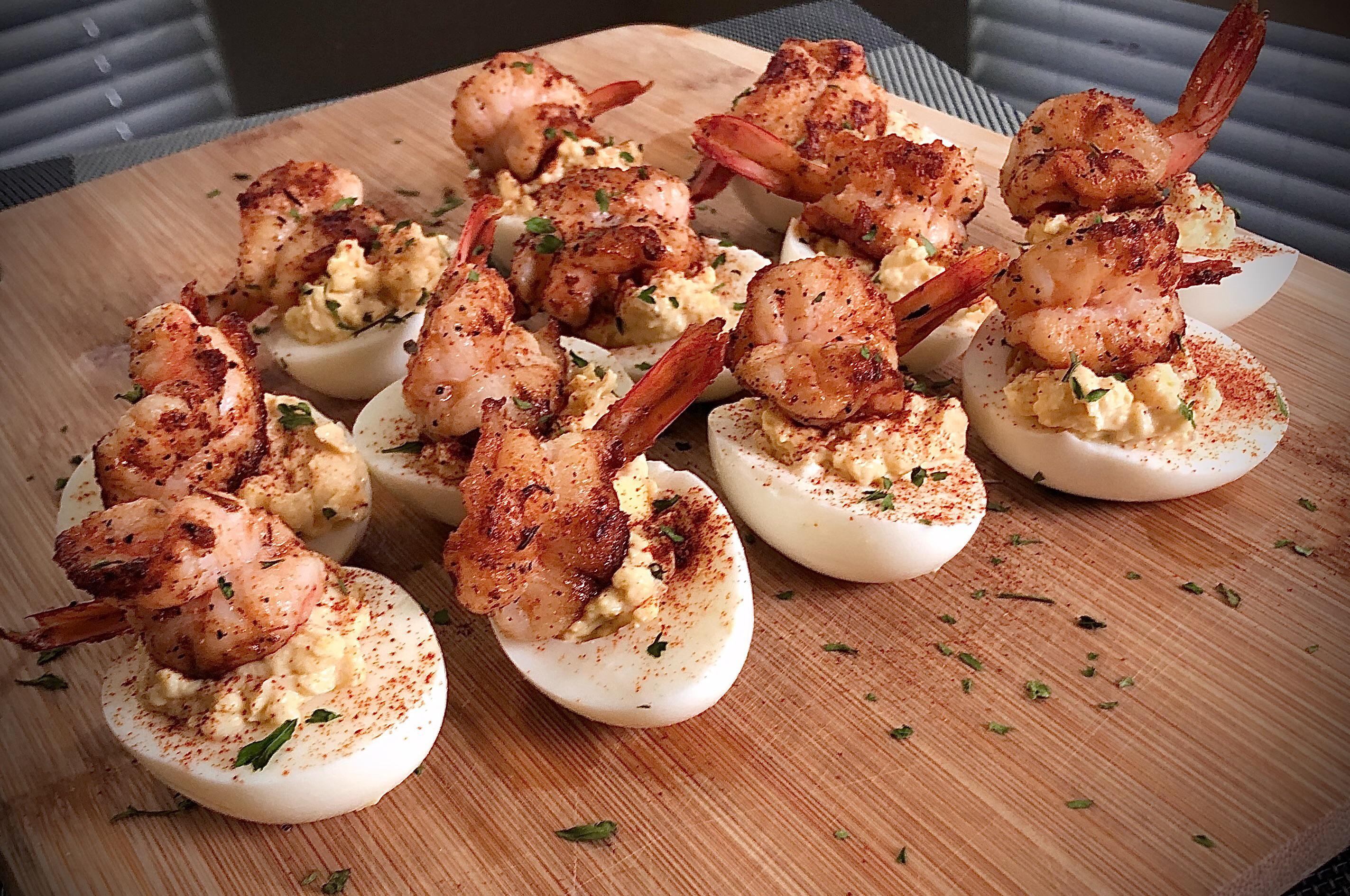 Cajun Shrimp Deviled Eggs | Scrolller