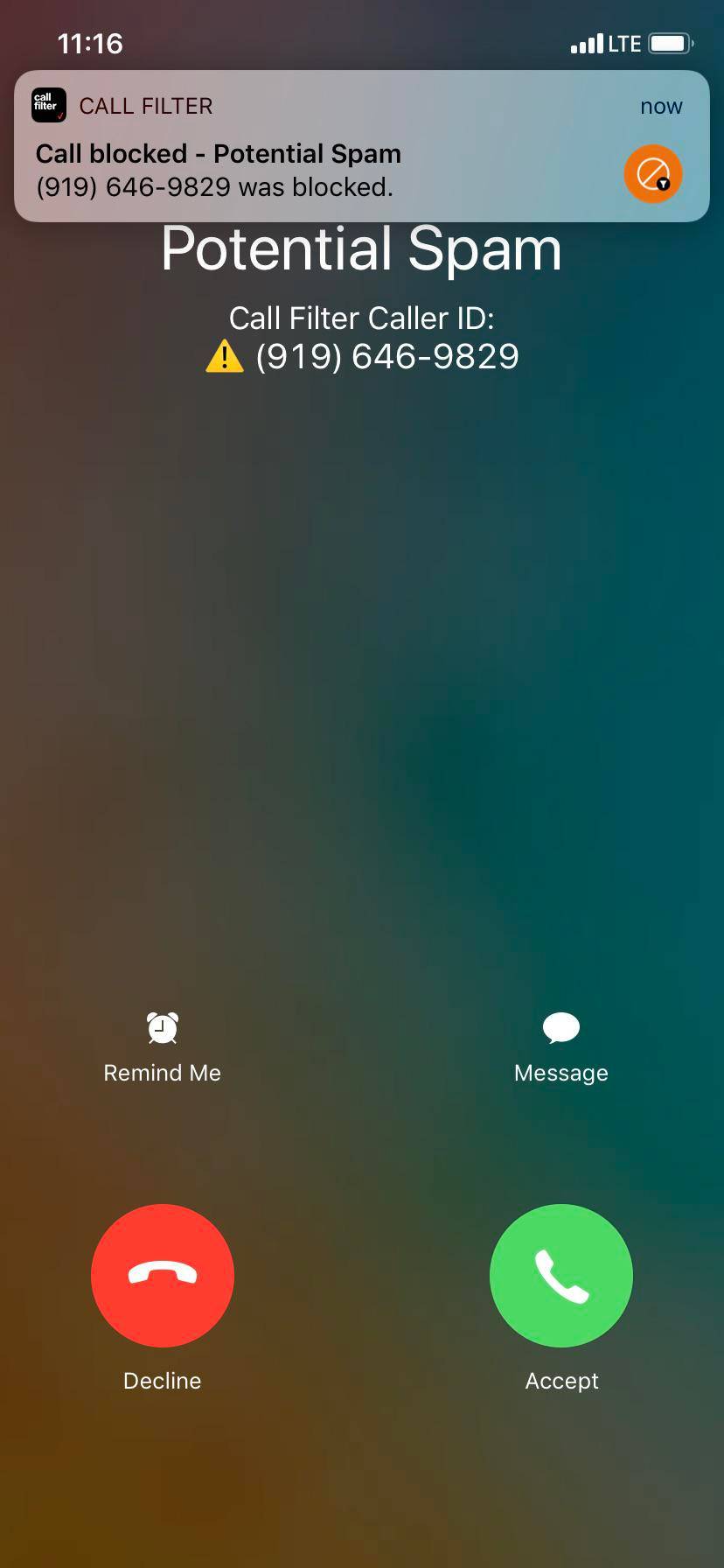 Call filter has officially broken. | Scrolller
