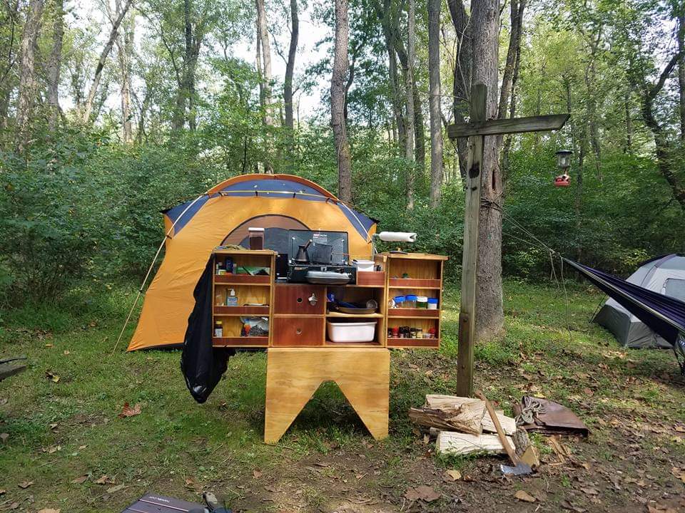 Camp kitchen setup. | Scrolller
