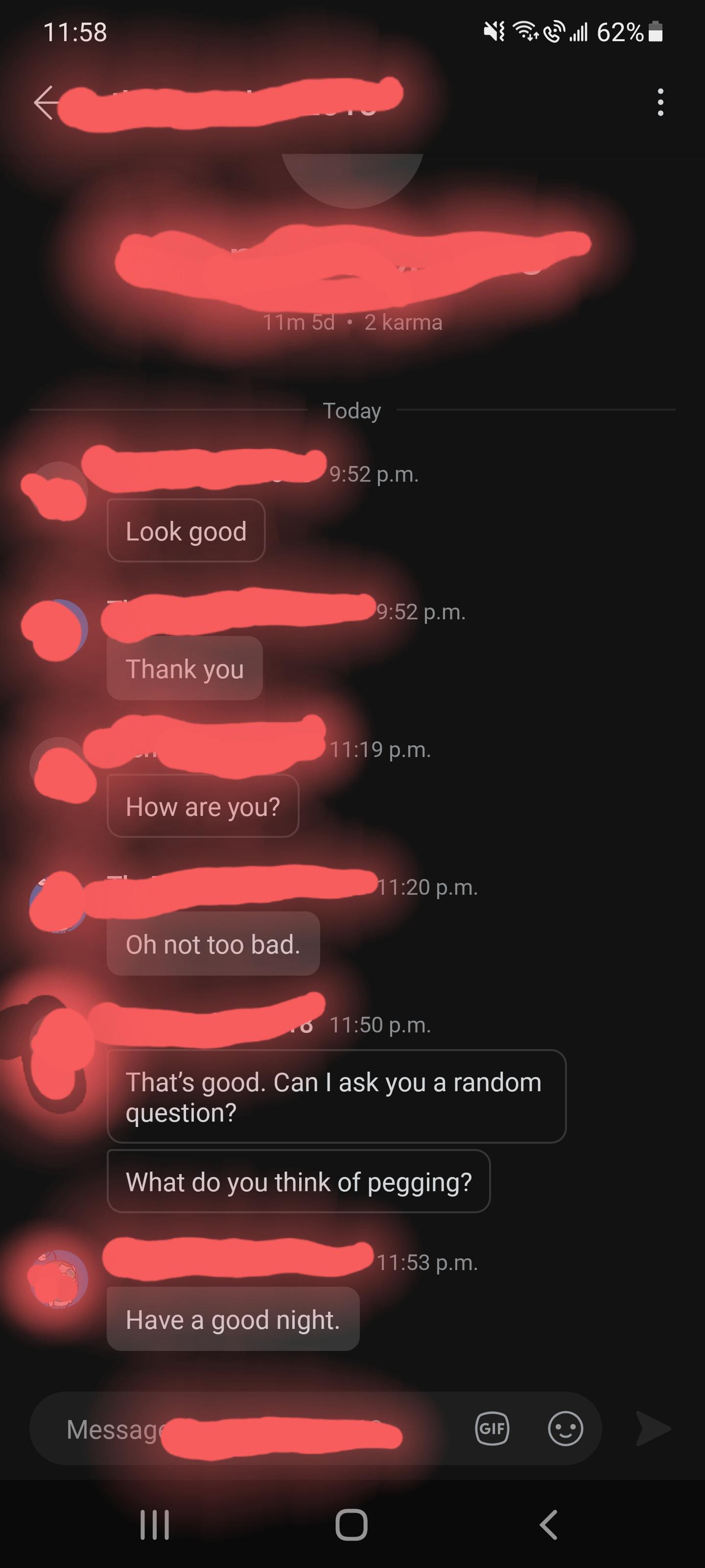 "Can I ask you a random question?" | Scrolller