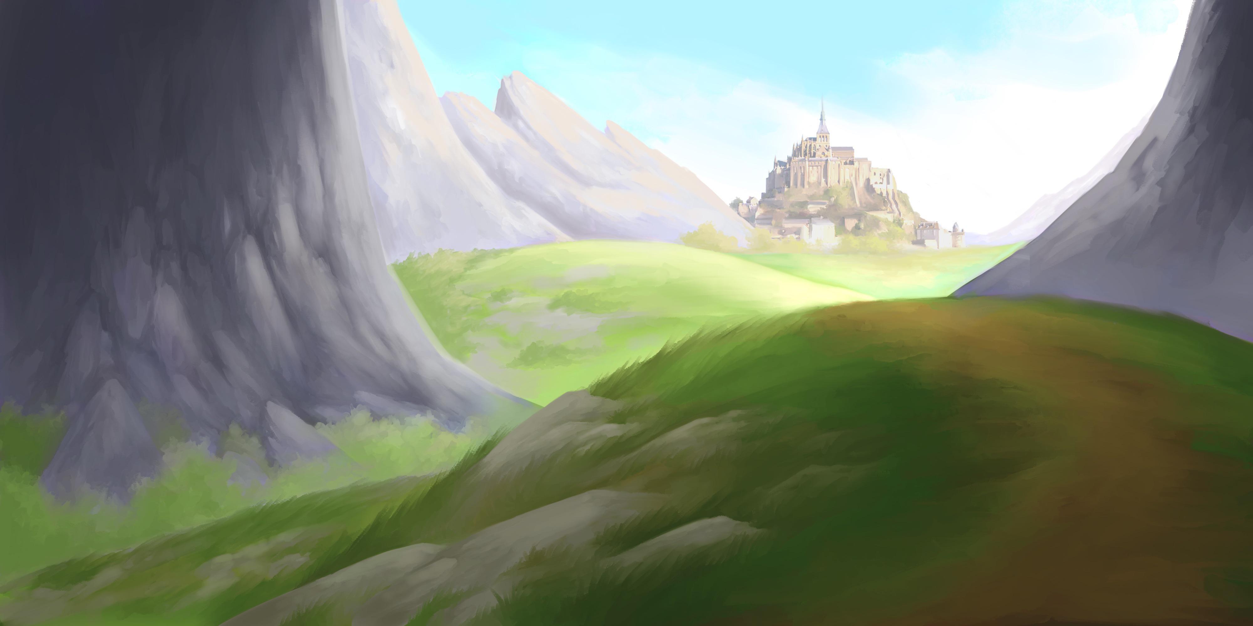 Can I get some critique on this landscape concept? | Scrolller