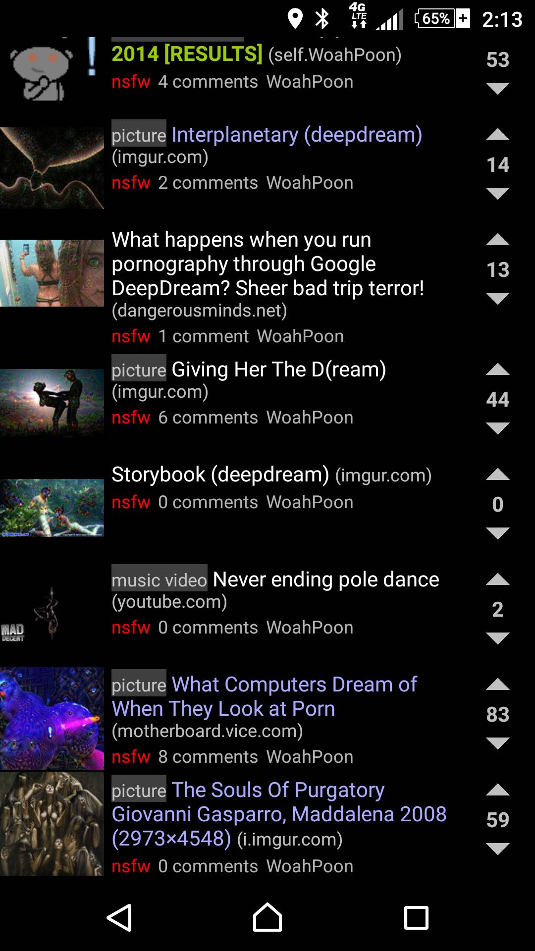 Can we maybe scale back the deep dream posts? It is kind of like cheating. | Scrolller