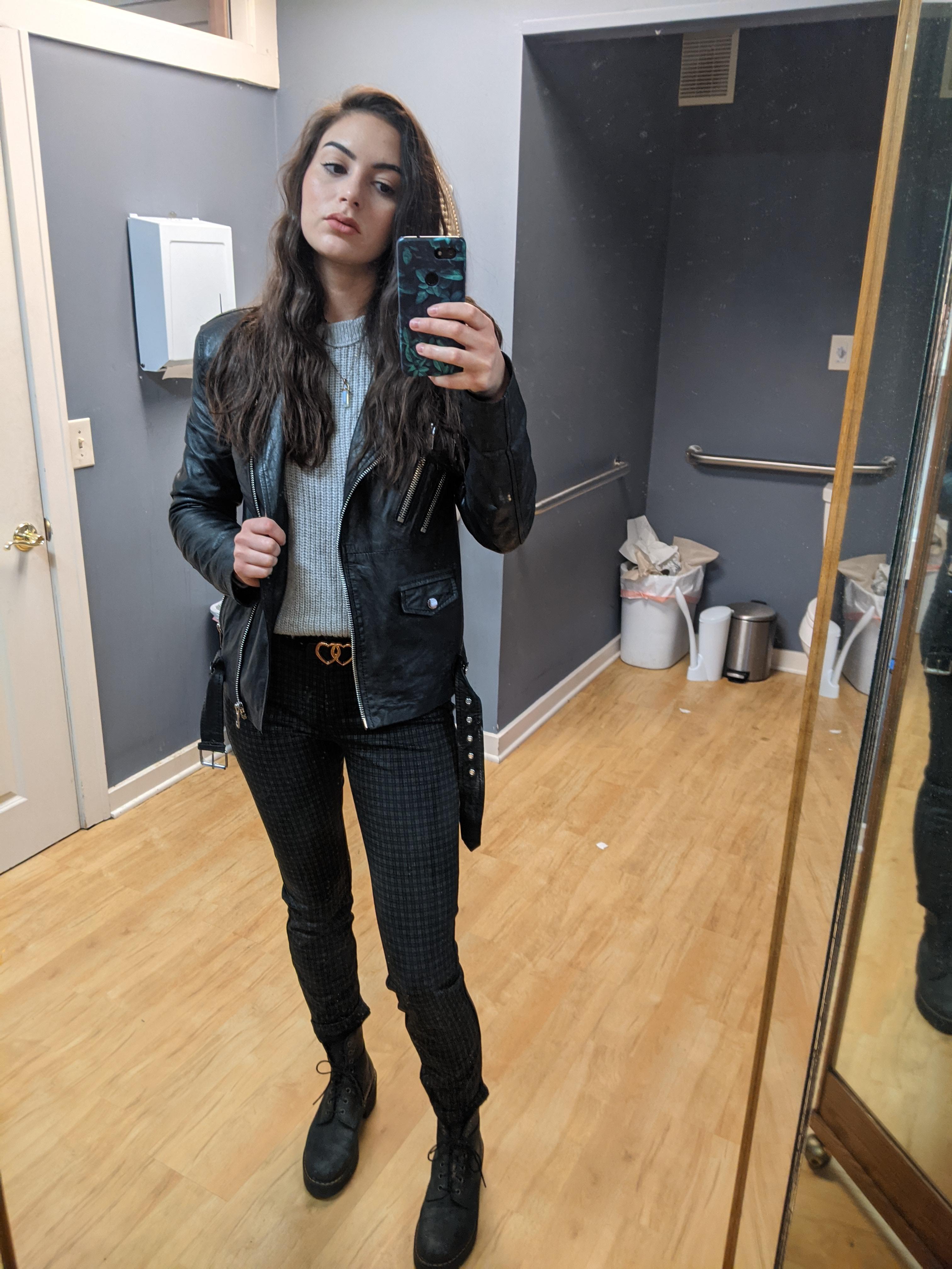 Can't stop rocking the leather jacket and docs | Scrolller