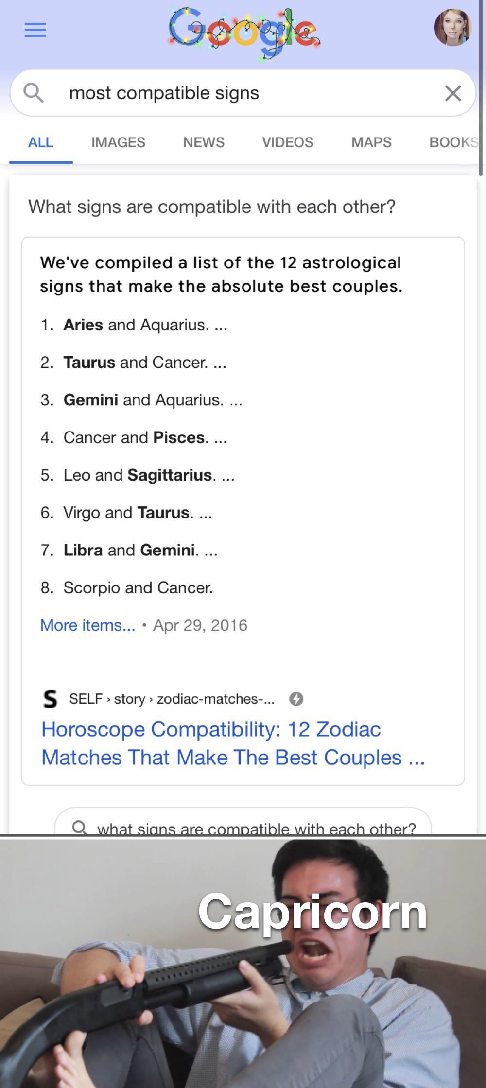 Capricorn got that Big PP energy tho | Scrolller