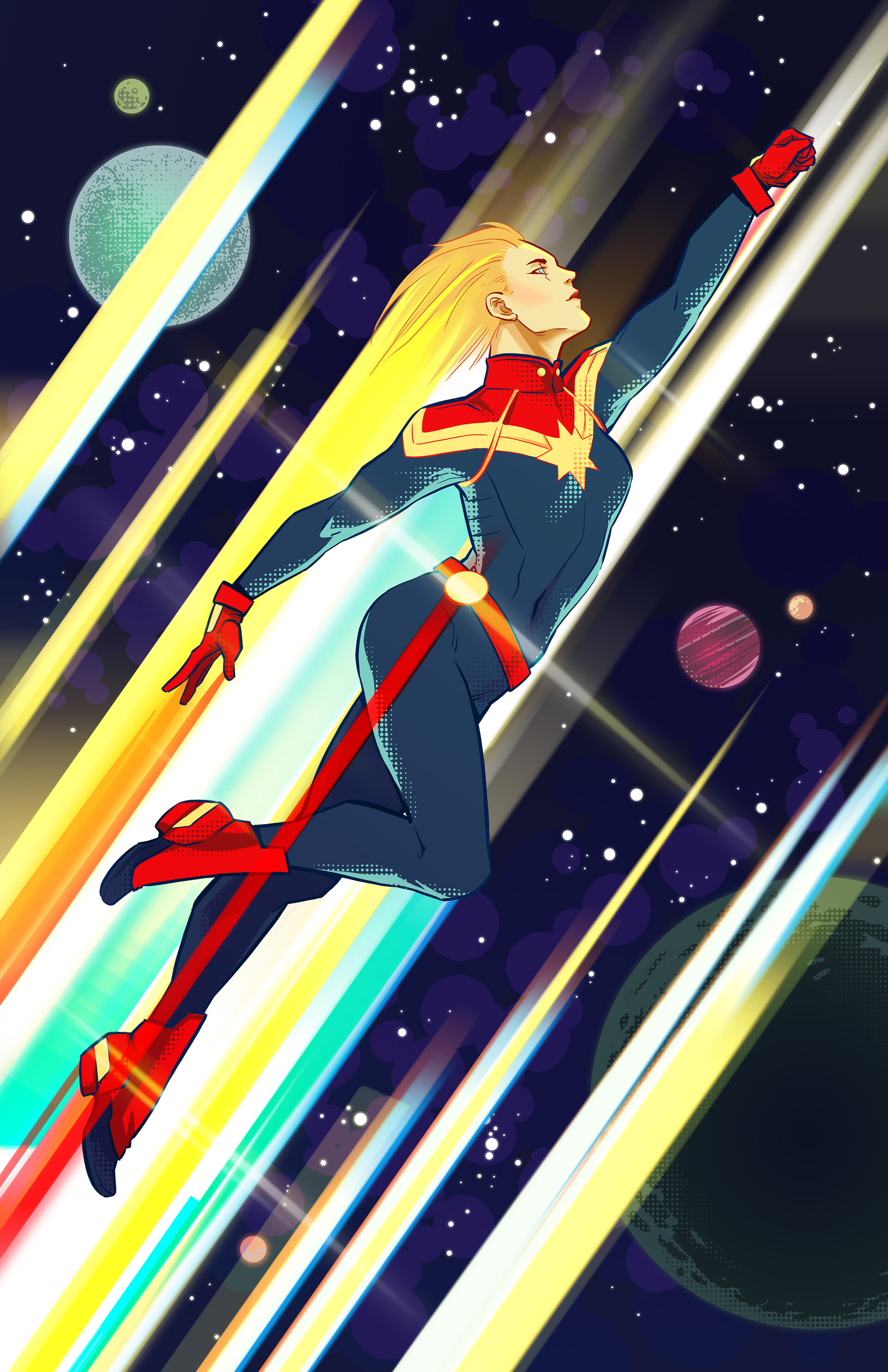 Captain Marvel by Irene Flores | Scrolller