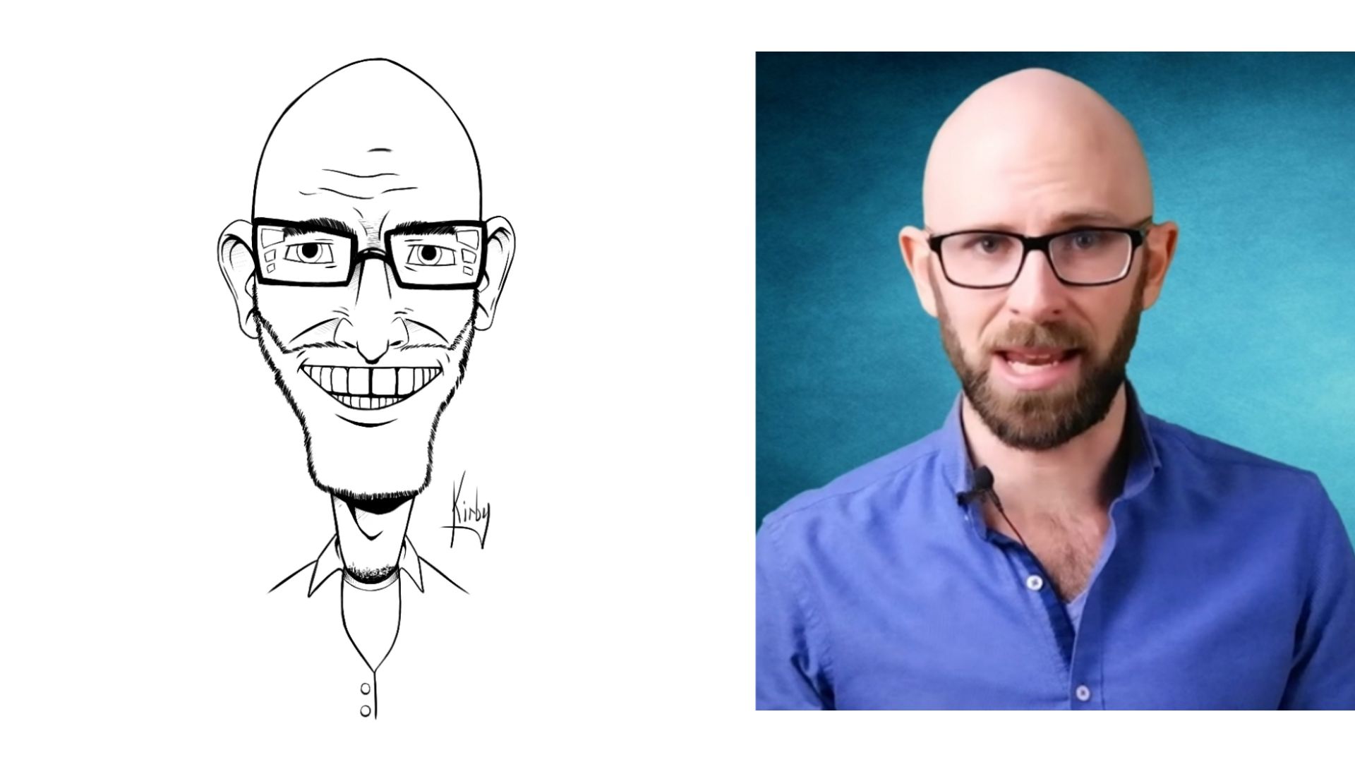 Caricature of famous YouTuber Simon Whistler! | Scrolller