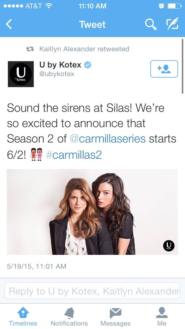Carmilla Season 2 premiers in 2 weeks!!! | Scrolller