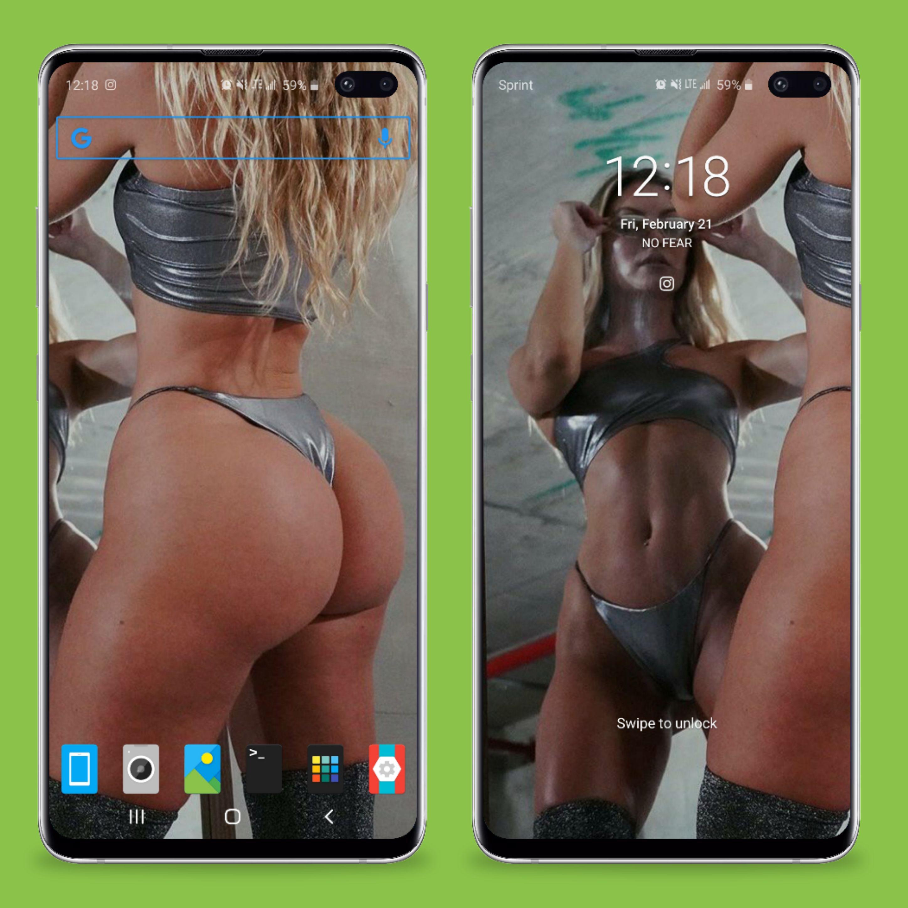 cASSi D. lock screen and homepage. | Scrolller
