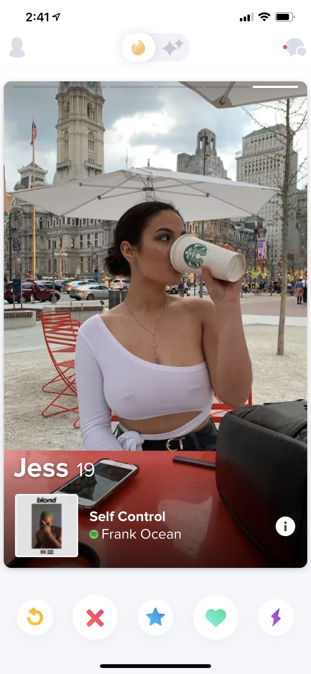 Casual coffee and pierced nips in public | Scrolller