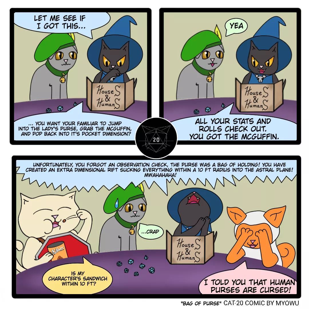 Cat20 "Bag of Purse" [OC] | Scrolller
