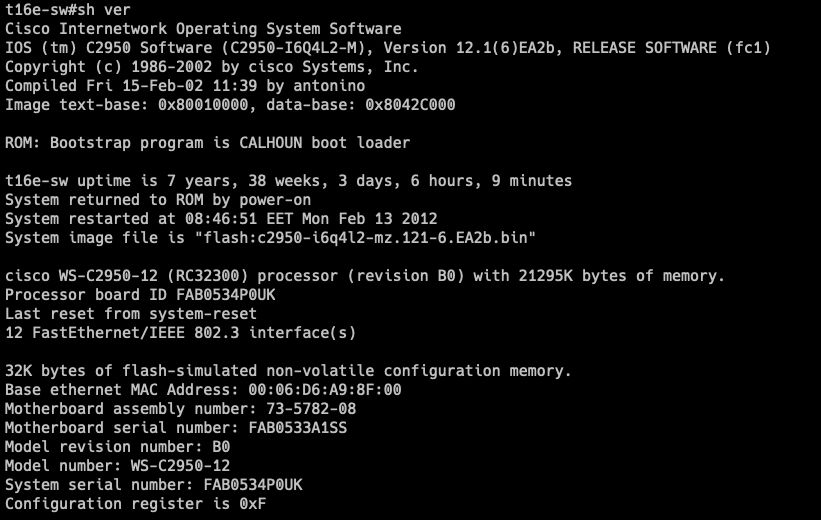 Catalyst 2950, 7+ years | Scrolller