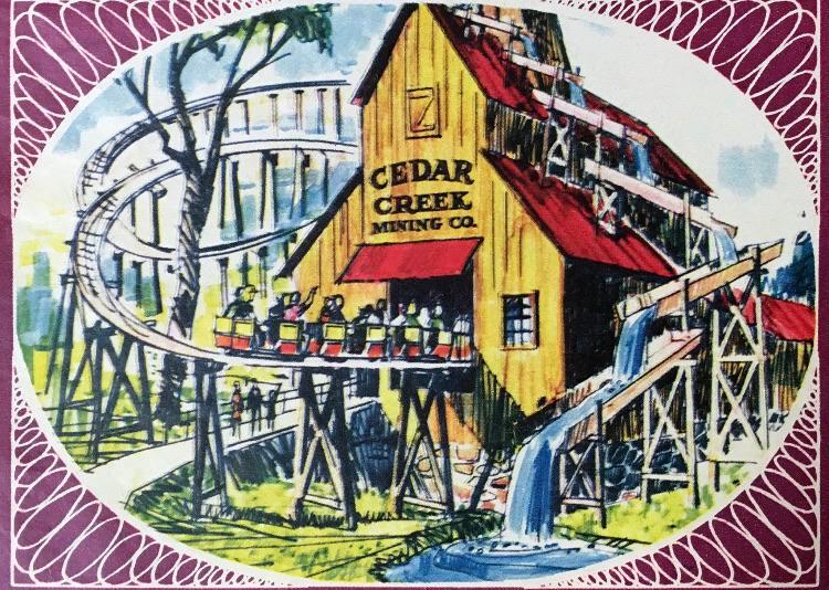Cedar Creek Mine Ride concept art. Credit: Cedar Point Twitter | Scrolller