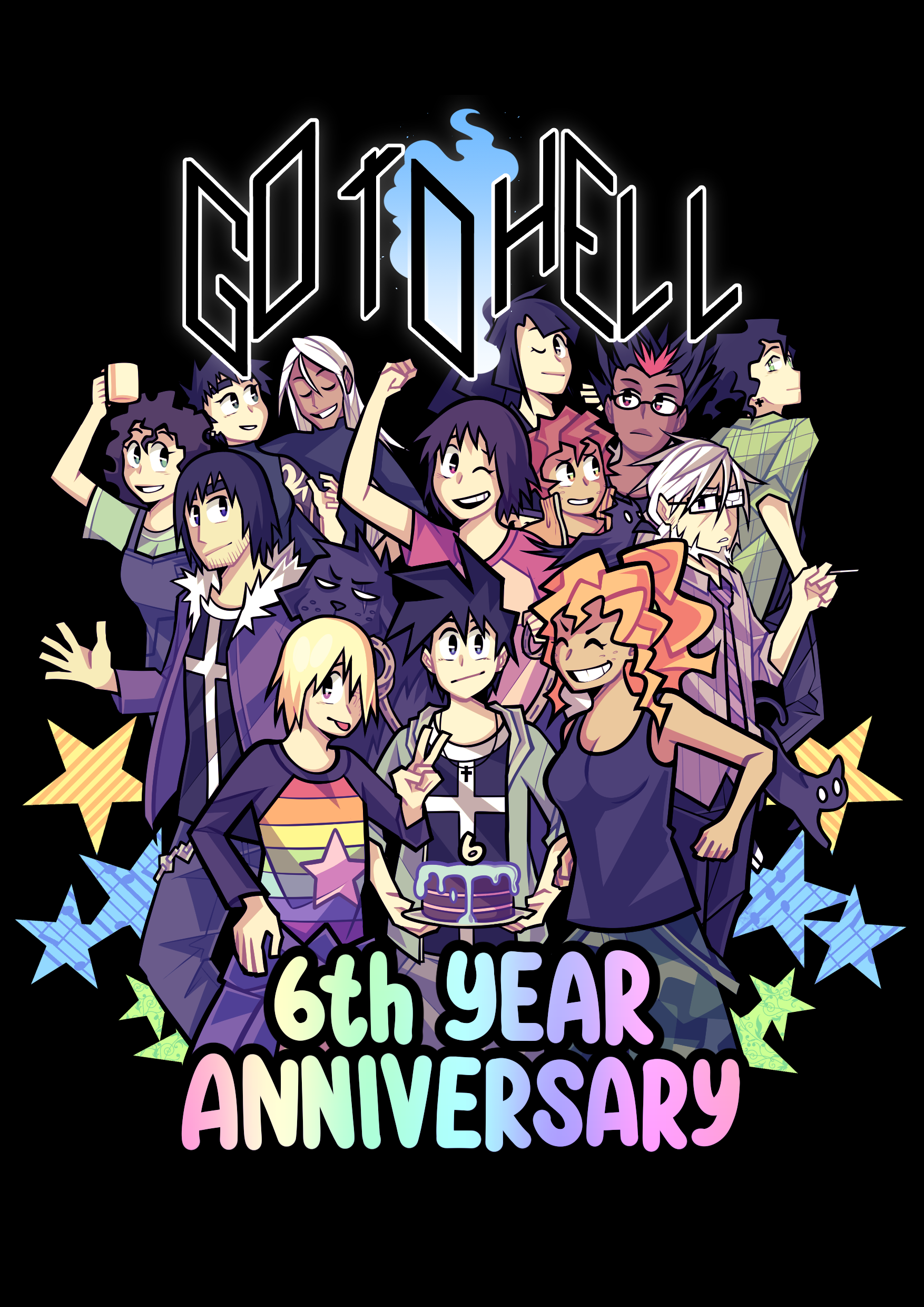 Celebrating 6 years of the comic Go to Hell | Scrolller