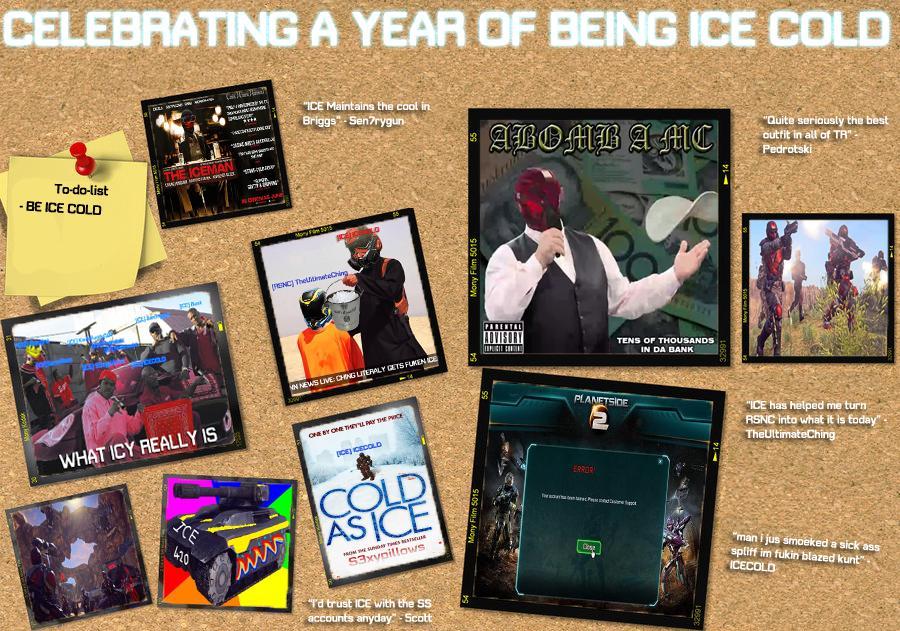 CELEBRATING A YEAR OF BEING [ICE] COLD | Scrolller