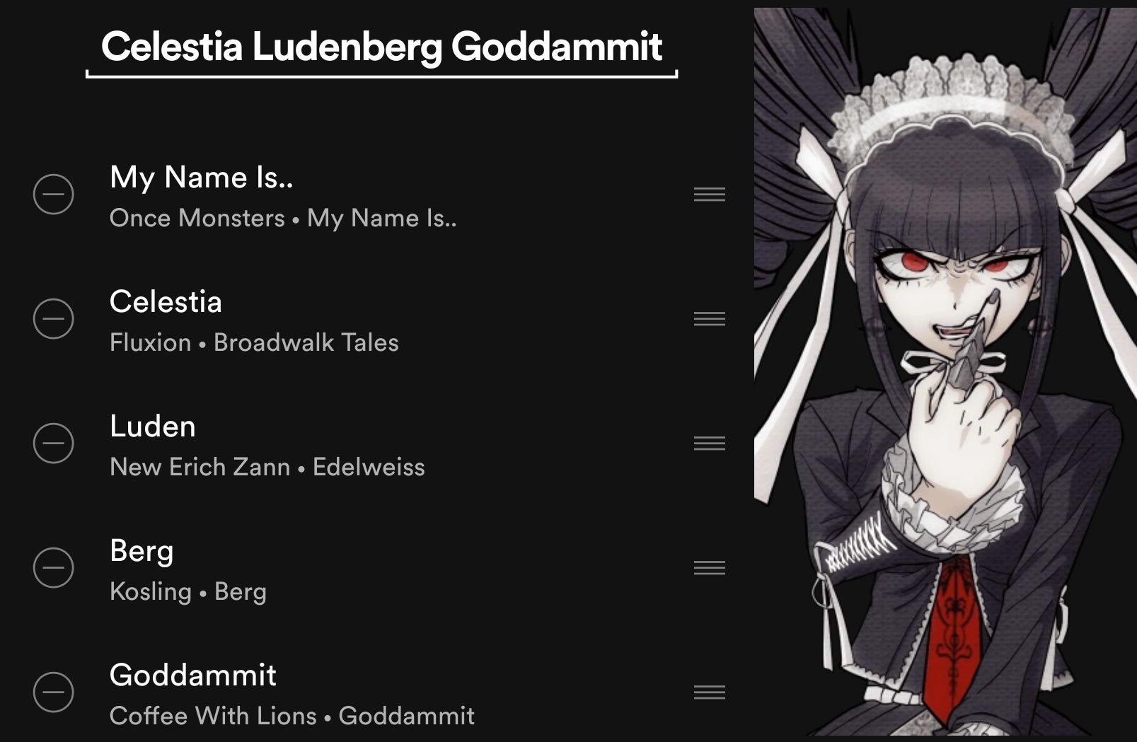 Celestia Ludenberg Goddammit | Scrolller