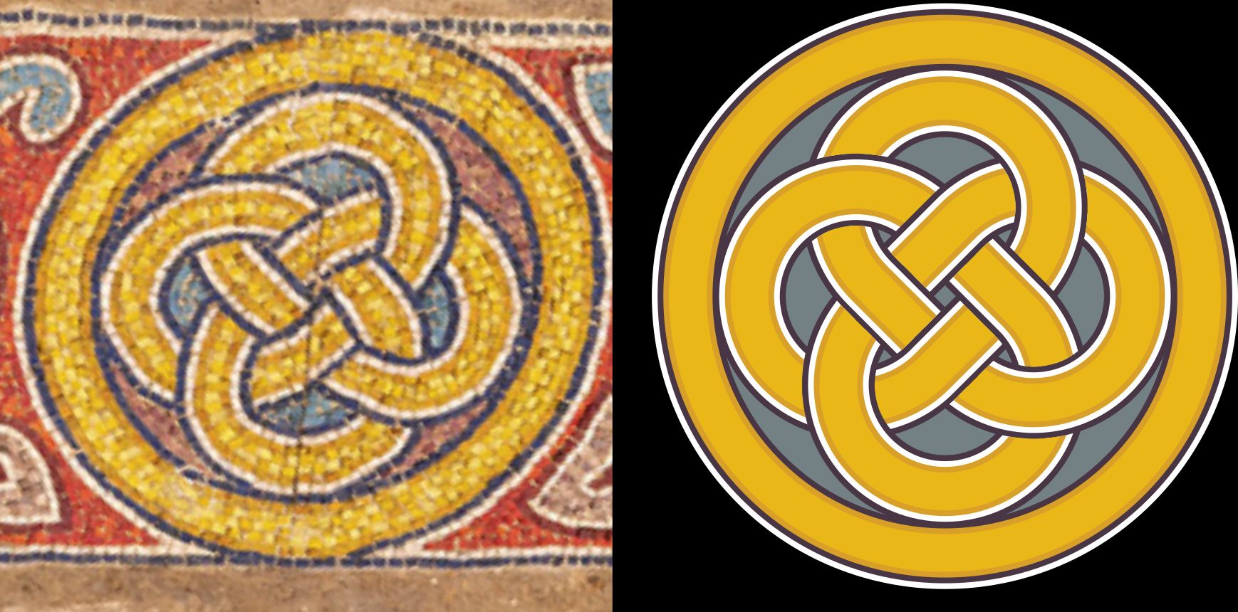 Celtic Knot based on Mosaic | Scrolller