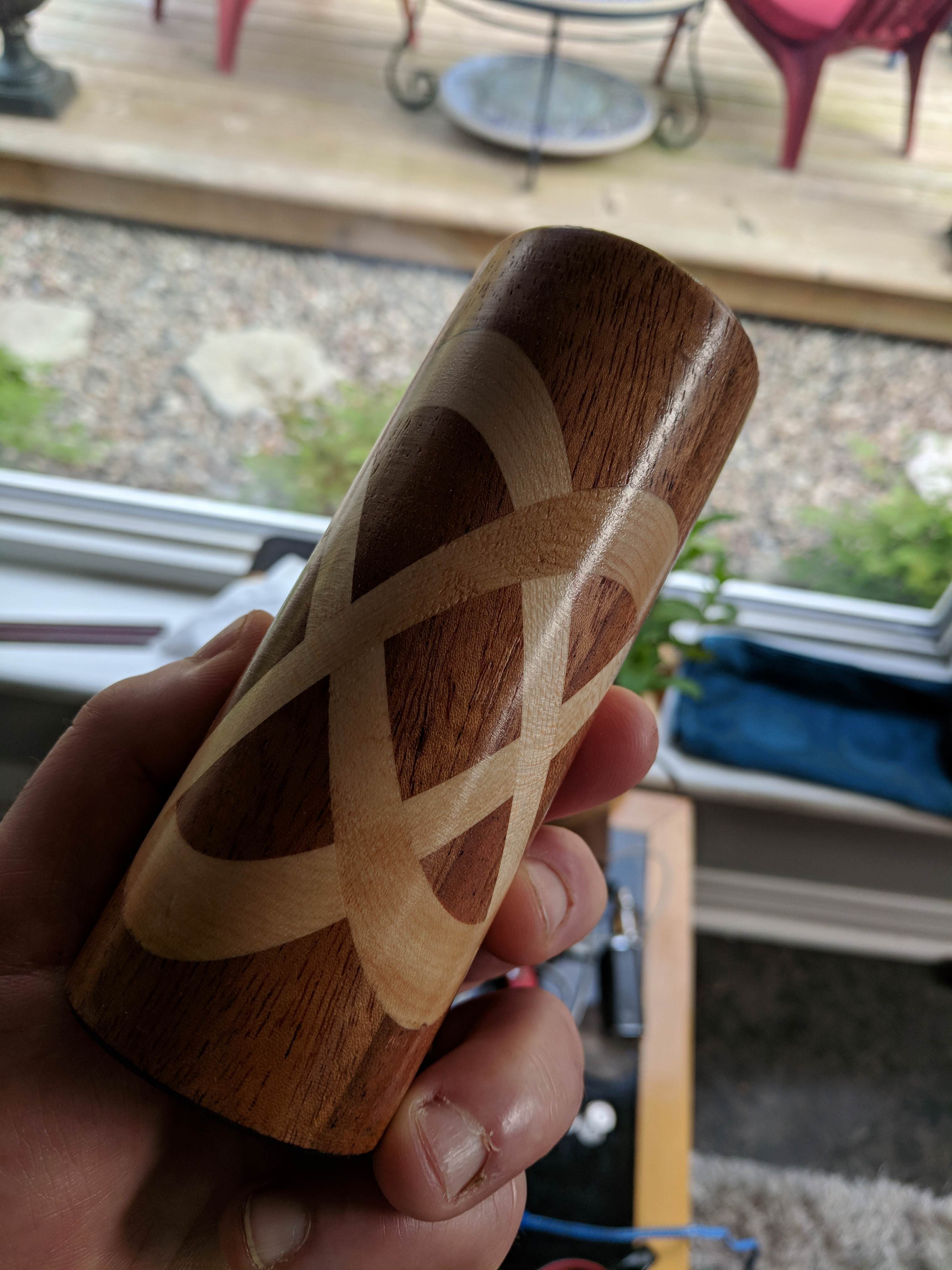 Celtic knot in Maple and mahagony | Scrolller