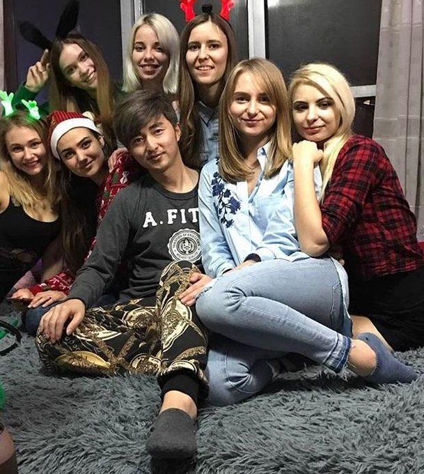 Chang with his lovely harem | Scrolller