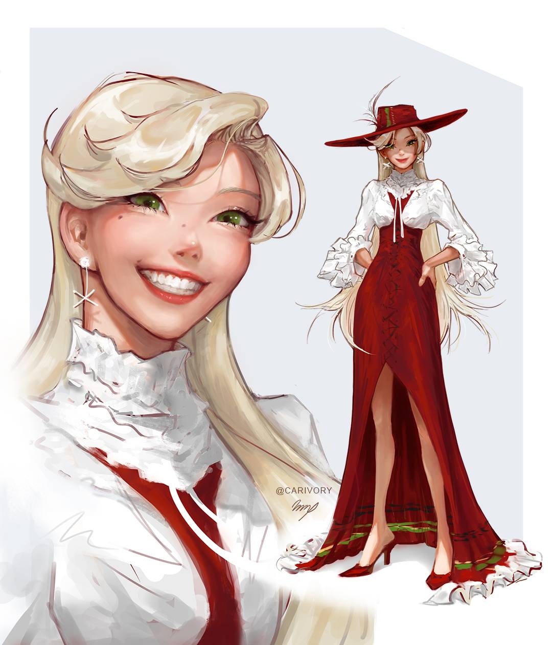 [OC] Character Design, Artist (me) @carivory | Scrolller