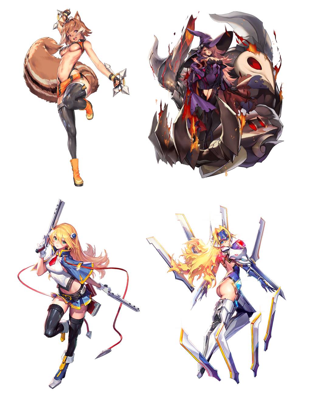 Character Designs for BlazBlue Destiny Child Collab | Scrolller